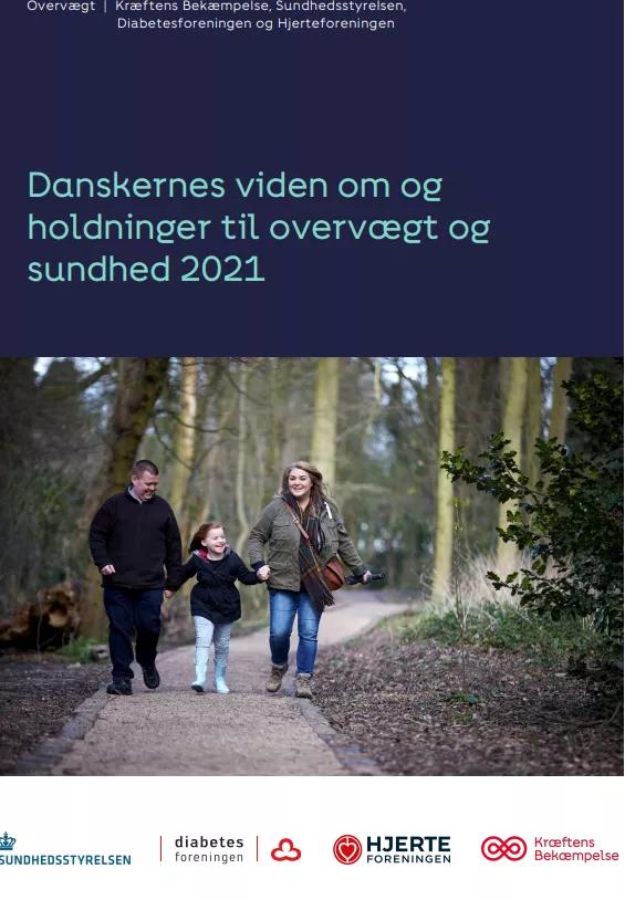 Danskernes viden om og holdninger til overvægt og sundhed 2021