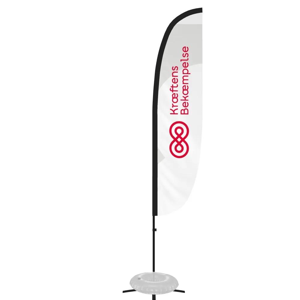 Beach flag med KB logo