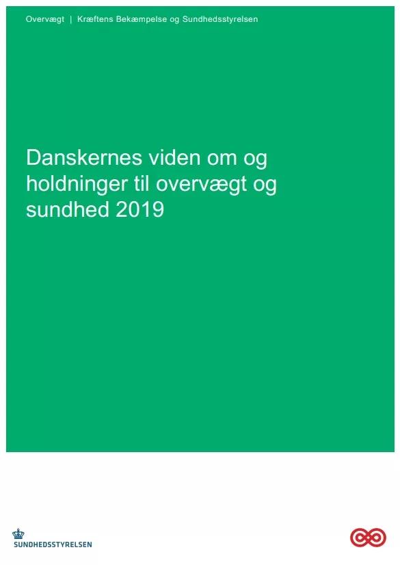 Danskernes viden om og holdninger til overvægt og sundhed 2019