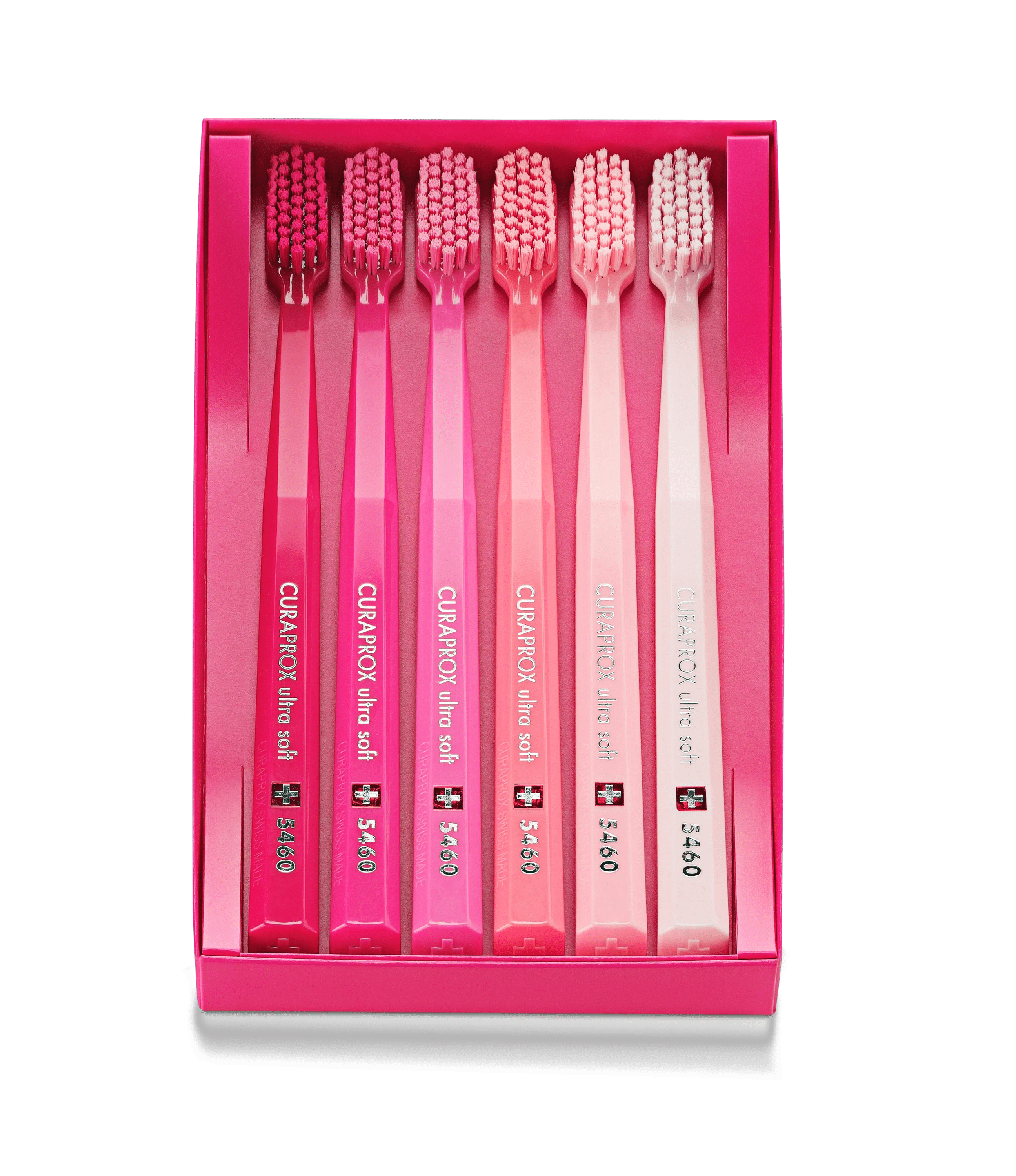 Pink Curaprox tandbørstesæt