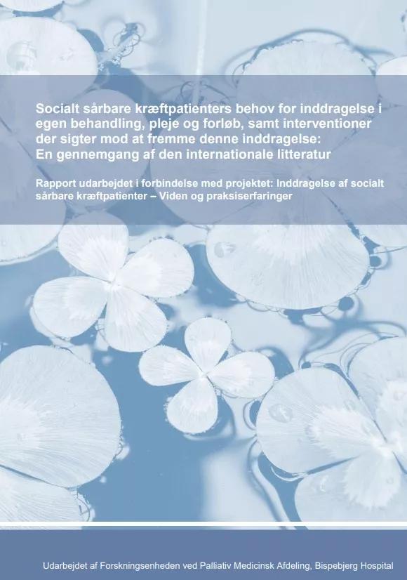 Socialt sårbare kræftpatienters behov for inddragelse
